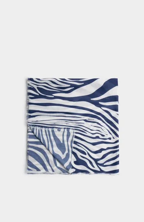 KATIE LOXTON Printed Scarf - Zebra