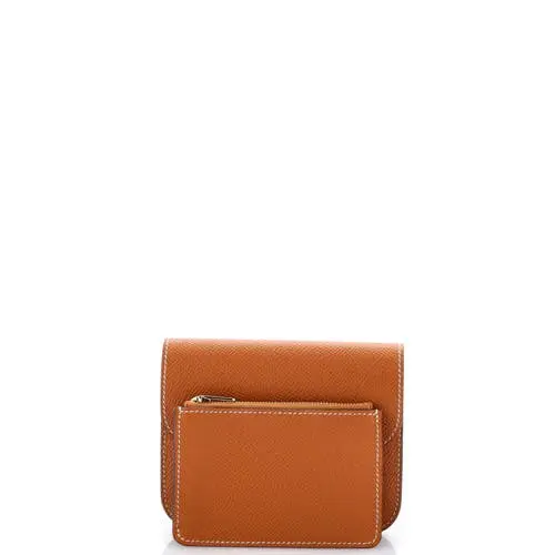 Hermès Constance Slim Wallet Epsom - Brown