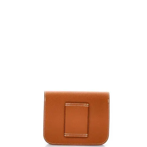 Hermès Constance Slim Wallet Epsom - Brown