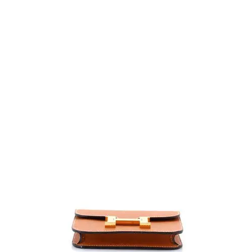 Hermès Constance Slim Wallet Epsom - Brown