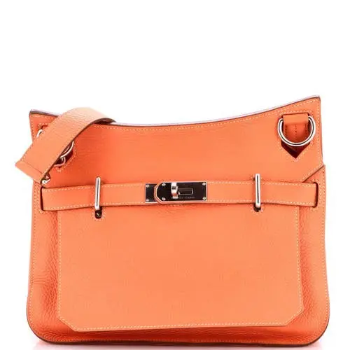 Hermès Jypsiere Bag Clemence 31 - Orange