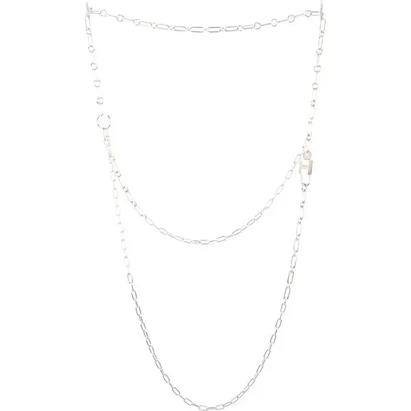 Hermès Alphakelly Long Necklace Sterling - Silver