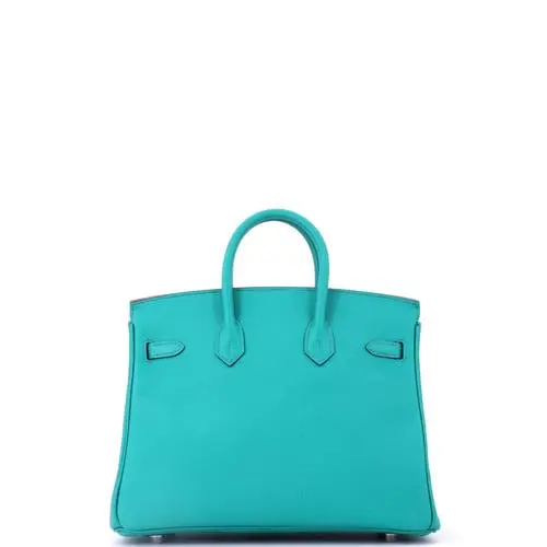 Hermès Birkin Handbag Epsom With Palladium Hardware 25 - Blue