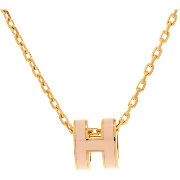 Hermès Pop H Pendant Chain Necklace - Pink