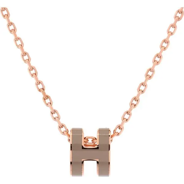 Hermès Pop H Pendant Chain Necklace - Neutral