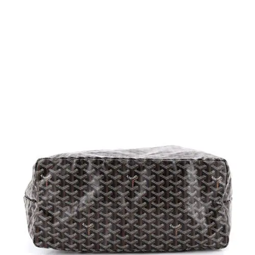 Goyard Saint Louis Tote Coated Canvas Gm - Black