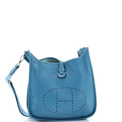 Hermès Evelyne Bag Gen Iii Clemence Pm - Blue