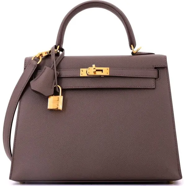 Hermès Kelly Handbag 25 - Etain