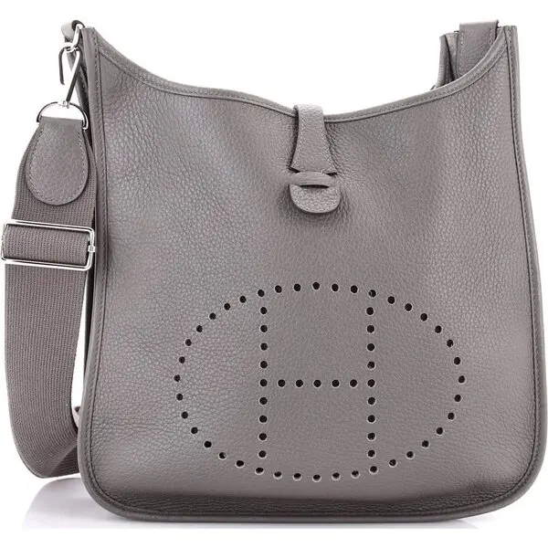 Hermès Evelyne Bag Gen Iii Clemence Pm - Gris Meyer