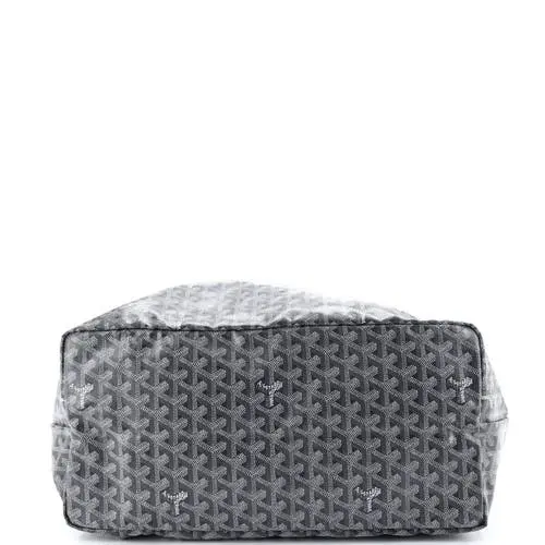 Goyard Saint Louis Reversible Tote Coated Canvas And Printed Canvas Gm - Grey