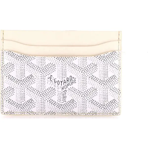 Goyard Saint Sulpice Card Holder Coated Canvas - Grey