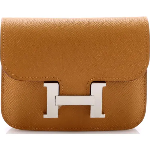 Hermès Constance Slim Wallet Epsom - Sesame