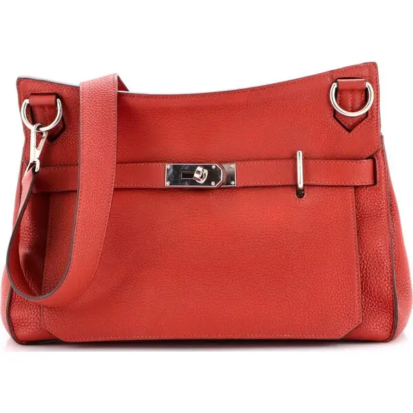 Hermès Jypsiere Bag Clemence 34 - Red
