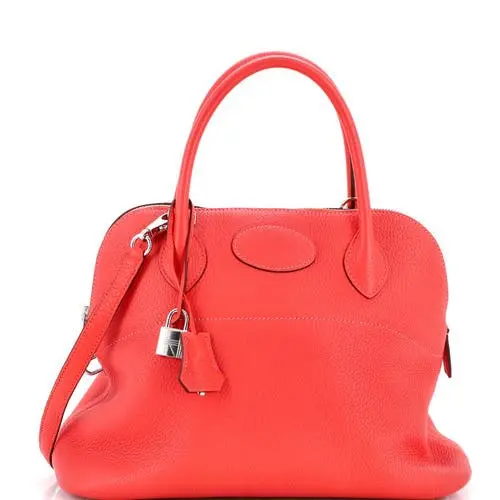 Hermès Bolide Bag Clemence 31 - Red
