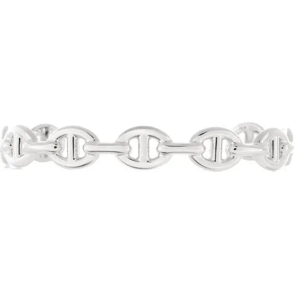 Hermès Chaine D'ancre Enchainee Cuff Bracelet - Silver