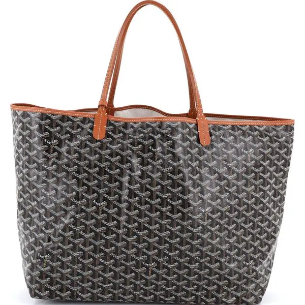 Goyard Saint Louis Gm Tote Coated Canvas - Brown