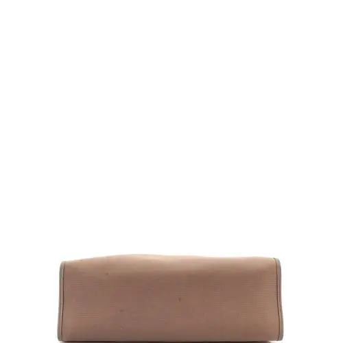 Hermès Herbag Zip Leather And Toile 39 - Grey