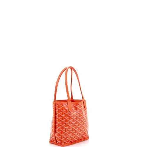 Goyard Anjou Reversible Tote Coated Canvas Mini - Orange