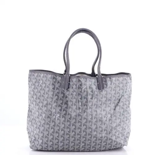 Goyard Saint Louis Tote Coated Canvas Pm - Grey