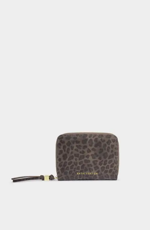 KATIE LOXTON Slim Jewellery Case - Leopard