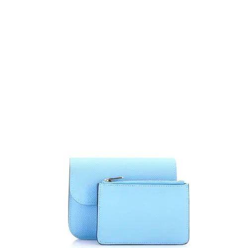 Hermès Constance Slim Wallet Epsom - Celeste