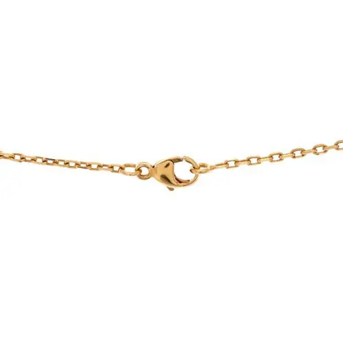 Hermès Pop H Pendant Chain Necklace Metal And Enamel Mini - Neutral