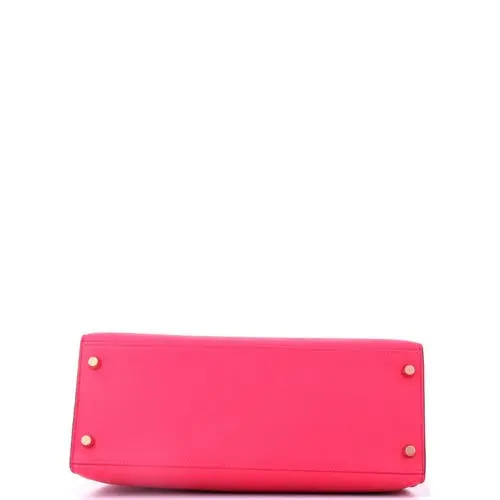 Hermès Kelly Handbag Epsom With Gold Hardware 28 - Pink