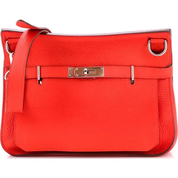 Hermès Jypsiere Bag Clemence 28 - Red