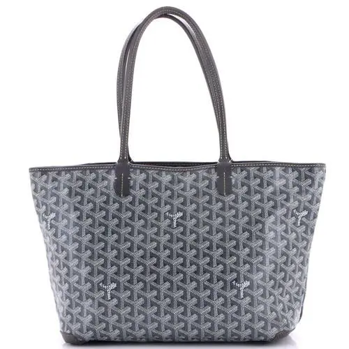 Goyard Artois Tote Coated Canvas Pm - Grey