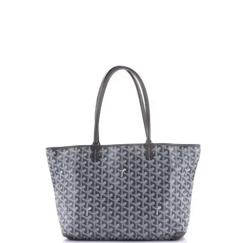 Goyard Artois Tote Coated Canvas Pm - Grey