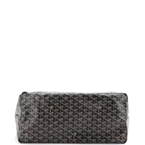 Goyard Saint Louis Tote Coated Canvas Gm - Black