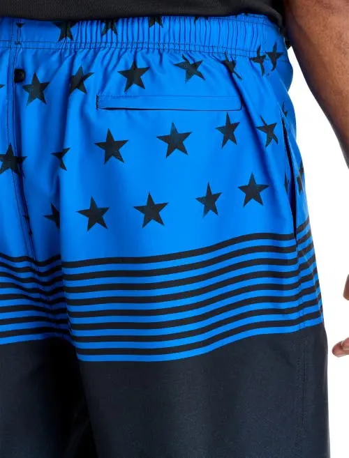 HARBOR BAY BY DXL Patriotic Board Shorts