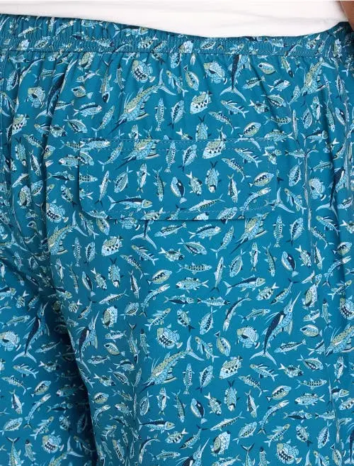 Tommy Bahama Night Schooled Swim Trunks