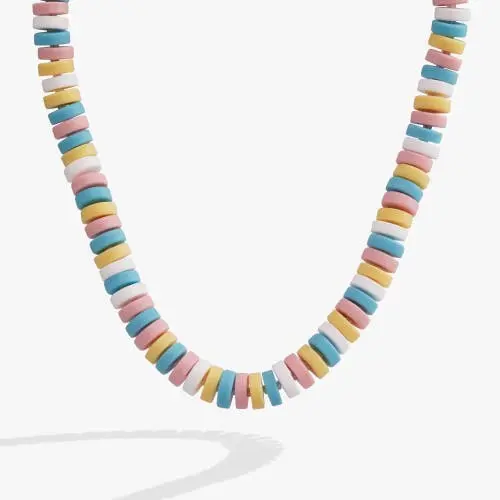 ALEX AND ANI Smarties Candy Necklace - Silver
