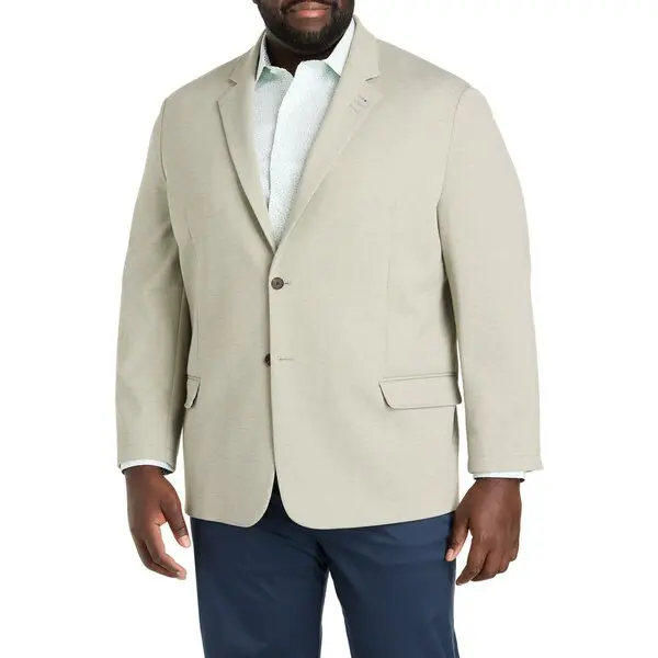 SYNRGY BY DXL Textured Knit Sport Coat - Green