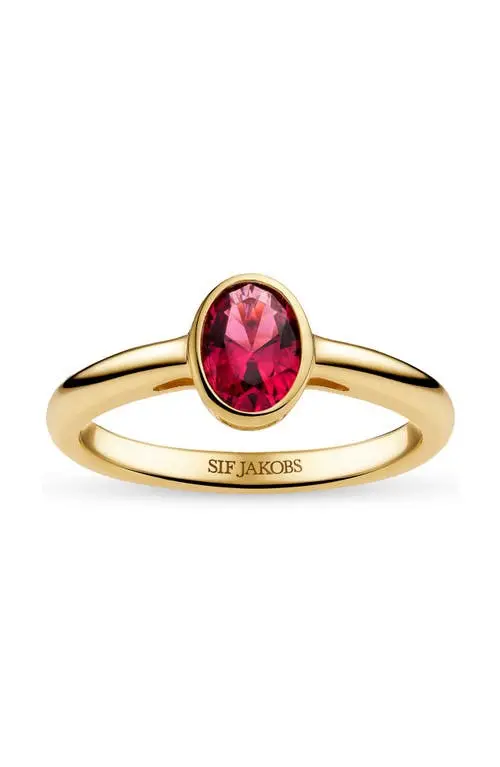 SIF JAKOBS JEWELLERY Sardinien Ovale Piccolo Ring - Rose
