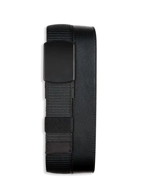 SYNRGY BY DXL Reversible Belt With Pressure Lock Buckle - Black