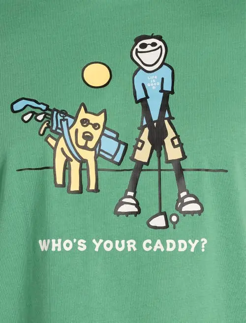 LIFE IS GOOD Big & Tall Who's Your Caddy Graphic Tee