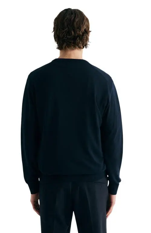 SCALPERS Merino Wool Regular Fit Sweater