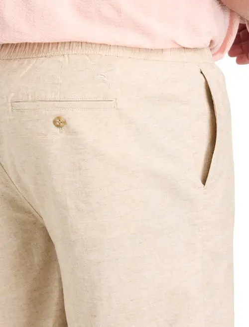 Tommy Bahama Big & Tall Riviera Short Shorts - Natural