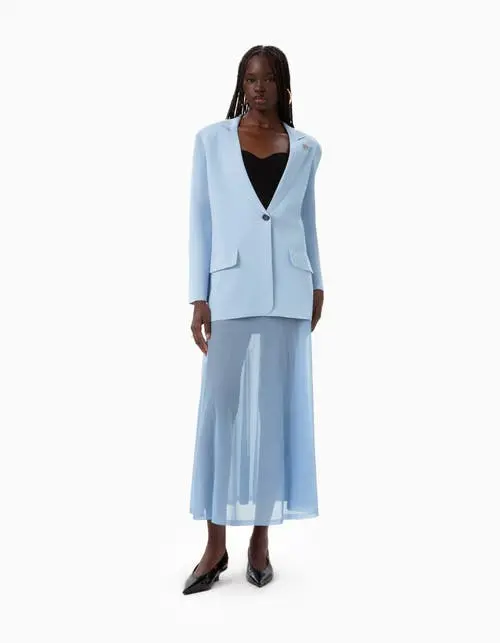 DODIEE Maxi Skirt - Light Blue