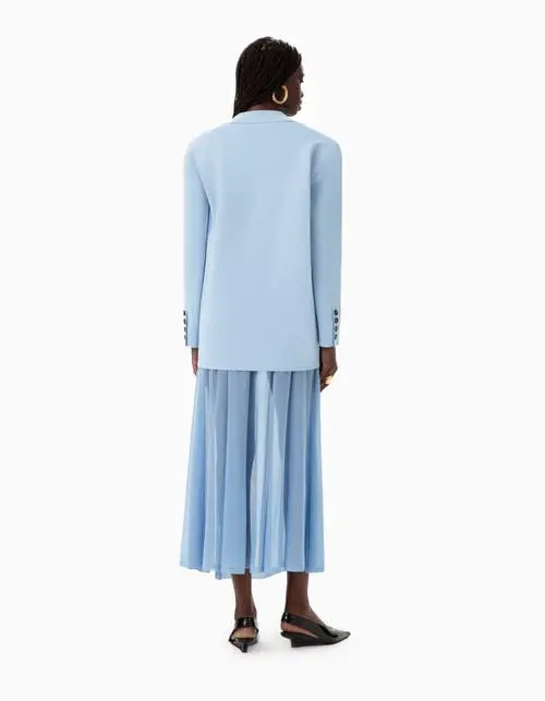 DODIEE Maxi Skirt - Light Blue