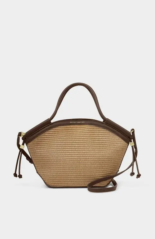 KATIE LOXTON Florence Mini Tote Bag - Bitter Chocolate
