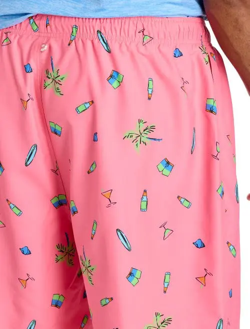 HARBOR BAY BY DXL Big & Tall Beach Party Swim Trunks