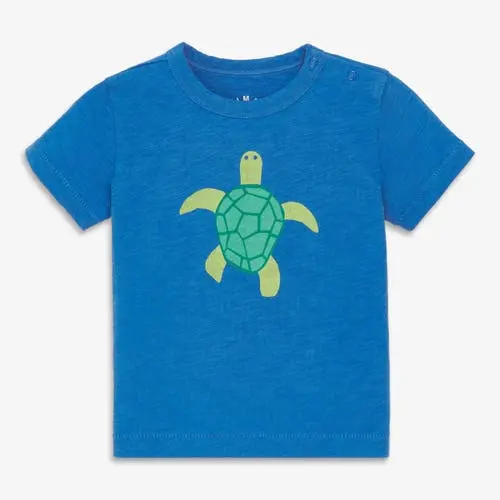 PRIMARY Baby Sea Turtle Tee - Blueberry Sea Turtle