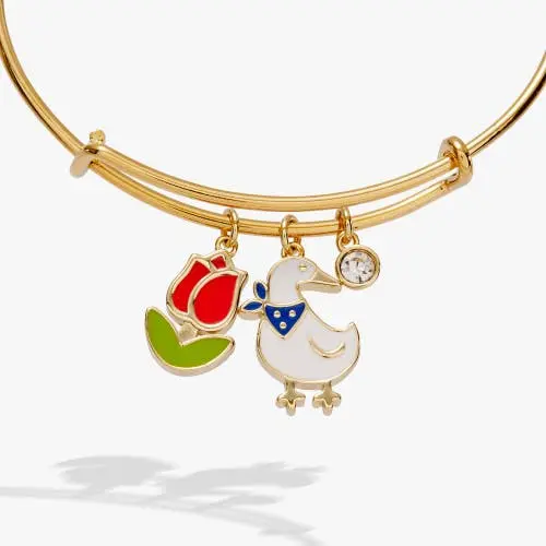 ALEX AND ANI Garden Party Charm Bangle