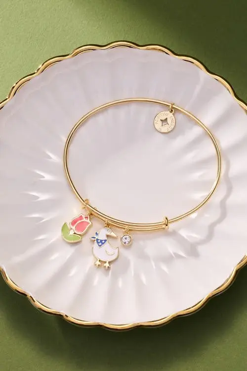 ALEX AND ANI Garden Party Charm Bangle