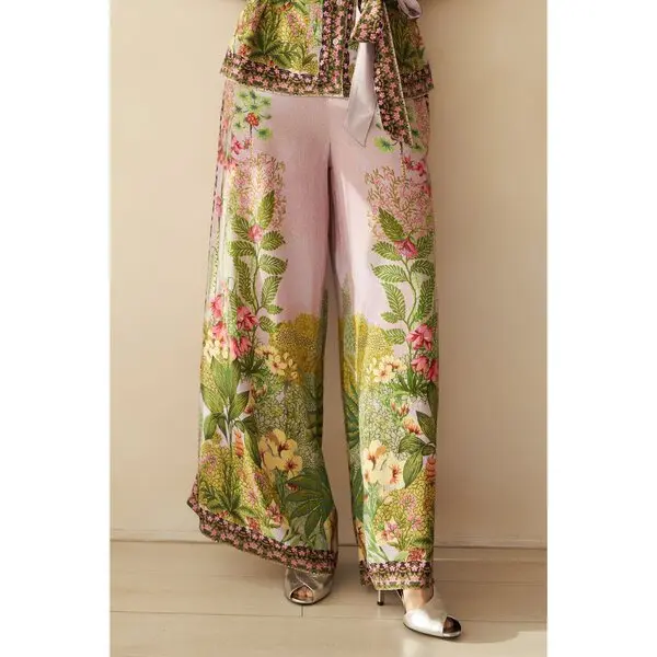 RAISHMA Wilma Printed Trousers - Lilac