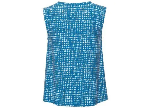 LASCANA Sleeveless V-neck Printed Top