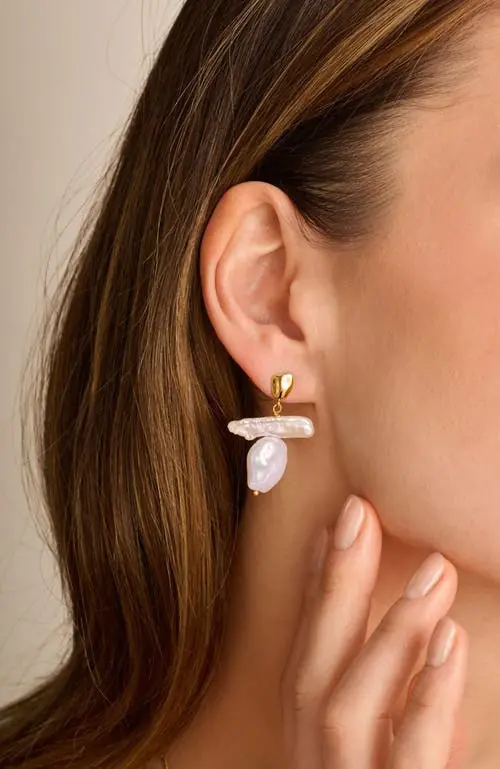 KATIE LOXTON Sol Pearl Earrings